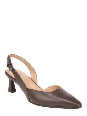 Naturalizer Naturalizer Dalary Slingback Pumps Mocha Leather
