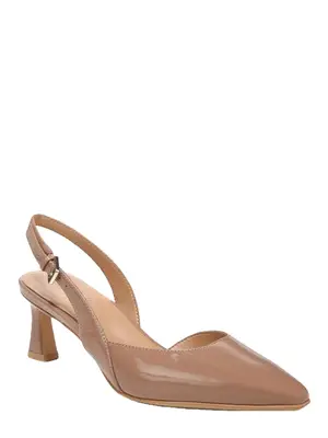 Naturalizer Naturalizer Dalary Slingback Pumps Taupe Patent Leather