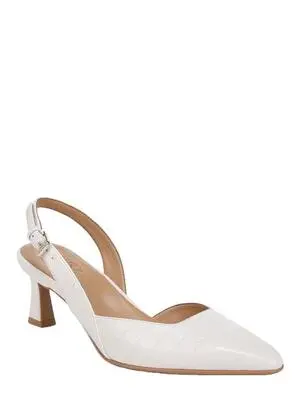 Naturalizer Naturalizer Dalary Slingback Pumps Warm White Faux Leather