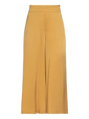 Malìparmi Acetate And Viscose Culottes Ocher
