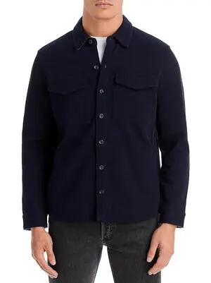 Vince Button Shirt Jacket - Coastal