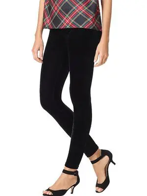 HUE Velvet High Rise Leggings