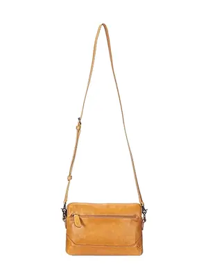 THE FRYE COMPANY Frye Melissa Leather Crossbody Wristlet Multi