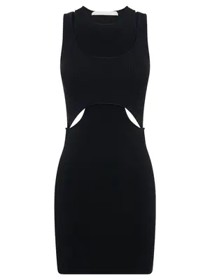 DION LEE Cut-out Mini Dress - Black