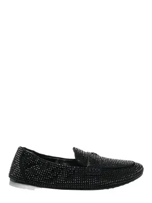 Tory Burch Ballet Leather Loafers - Black