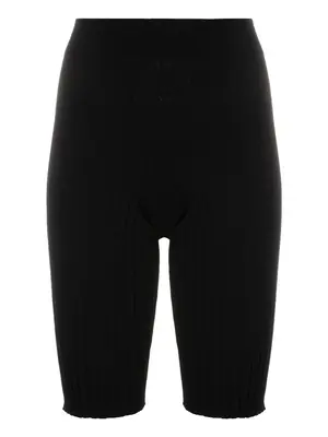 Fabiana Filippi High-waisted Knee-length Shorts - Black