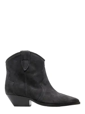 Isabel Marant Dewina Cowboy Boots - Grey
