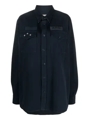 A.p.c. Stud-embellished Jacket - Blue