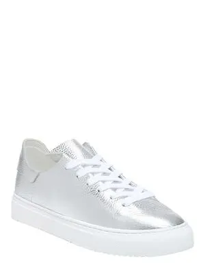 Sam Edelman Sam Edelman Poppy Leather Sneakers Soft Silver
