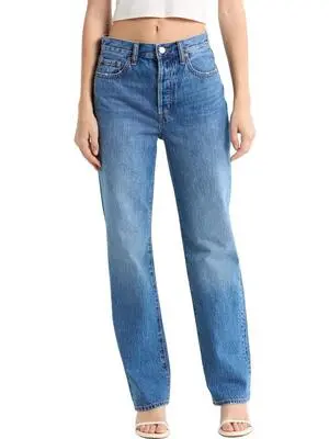 PISTOLA Straight Leg High-waist Jeans - Capri