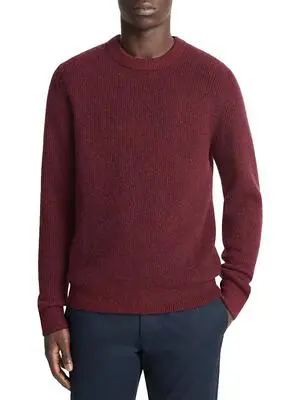 Vince Boiled Cashmere Thermal Sweater - Coastal/winter Berry