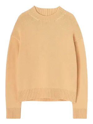 JIL SANDER Extra-long Sleeve Sweater - Orange