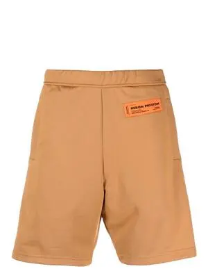 Heron Preston Logo-patch Deck Shorts - Black