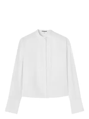 JIL SANDER Jil Sander Band-Collar Cotton Shirt