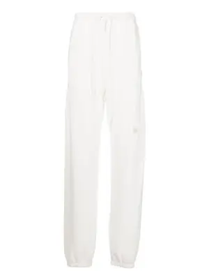ADVISORY BOARD CRYSTALS Drawstring Track Pants - White