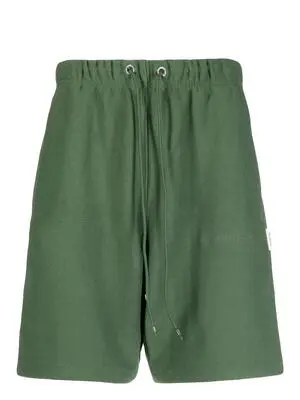 ADVISORY BOARD CRYSTALS Drawstring Sweat-shorts - Green