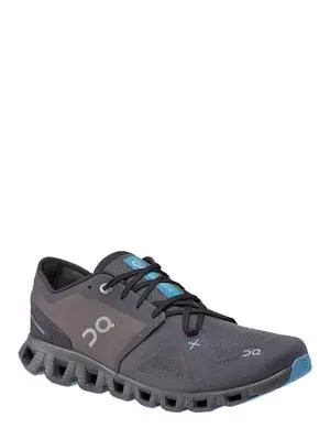 On Cloud X 3 Training Shoe - Eclipse/magnet