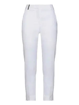 Peserico Tapered Mid-rise Pants - White
