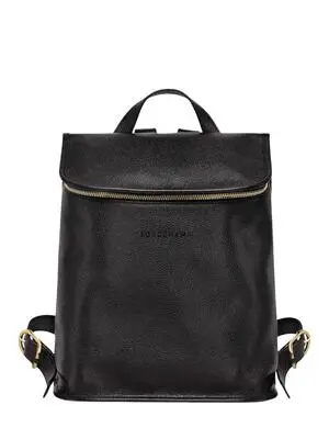 Longchamp Le Foulonne Backpack - Black
