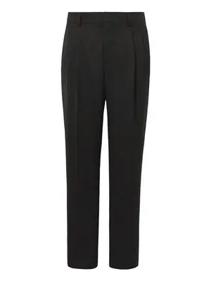 Loro Piana City Slim-fit Virgin Wool Trousers - Gray