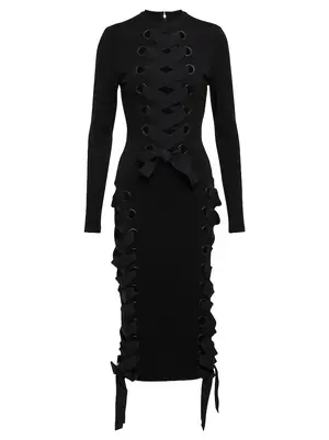 CHRISTOPHER KANE Bound Midi Dress - Black