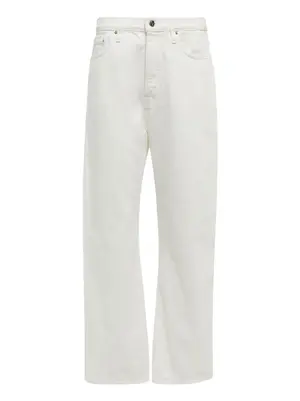 TOTEME Mid-rise Straight Jeans - White