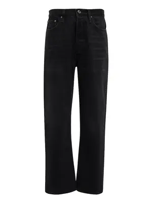 TOTÊME High-rise Straight Jeans - Black