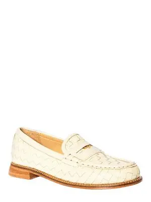 Freda Salvador Elba Penny Loafers - Vanilla
