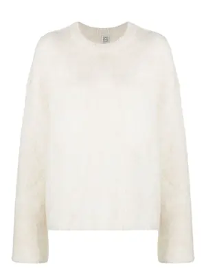 TOTÊME TOTEME Crew-Neck Knitted Jumper