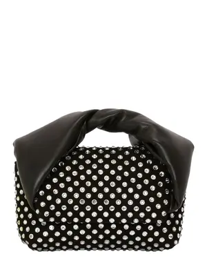 JW Anderson Mini Twister Crystal Bag - Black