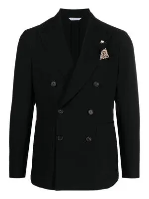 MANUEL RITZ Double-breasted Blazer - Black