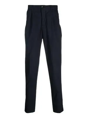 Tommy Hilfiger Cotton Tapered Trousers - Blue