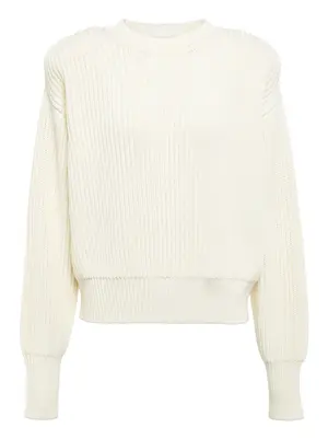 Wardrobe.NYC X Hailey Bieber Hb Virgin Wool Sweater - White