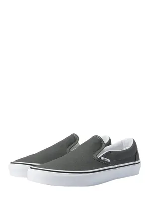 VANS Vans Classic Slip-On Wide Canvas Sneakers Gray