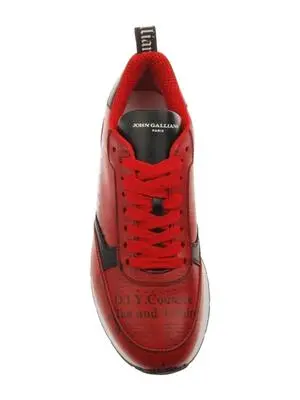 JOHN GALLIANO Men & Apos;s Gazette Logo Runner Sneakers
