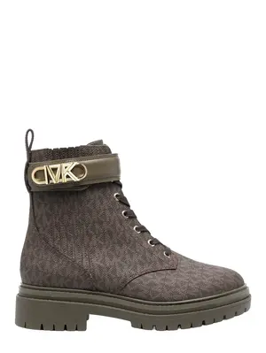 Michael Kors Parker Monogram Ankle Boots - Brown