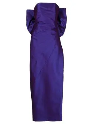 BAMBAH Oversize Bow Gown - Purple