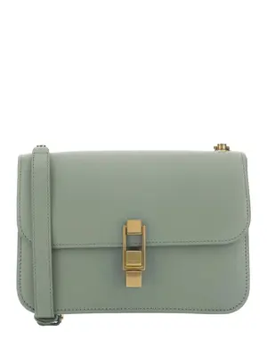 Saint Laurent Le Carré Satchel - Green