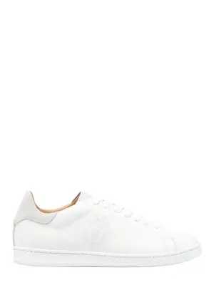 BILLIONAIRE Low-top Leather Sneakers - White