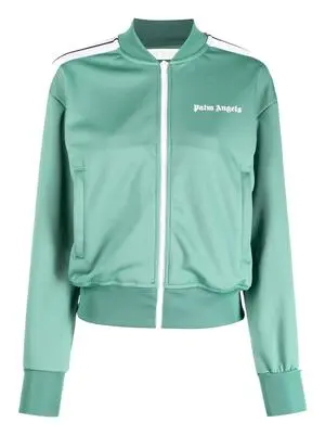 Palm Angels Logo-print Track Jacket - Green