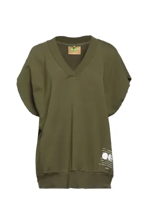 OOF WEAR Cotton Fleece Sweatshirt Military Green