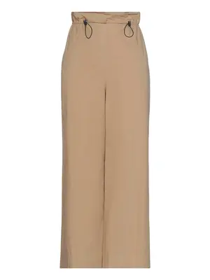 Erika Cavallini ERIKA CAVALLINI Wide-Leg Cotton Pants Light Brown