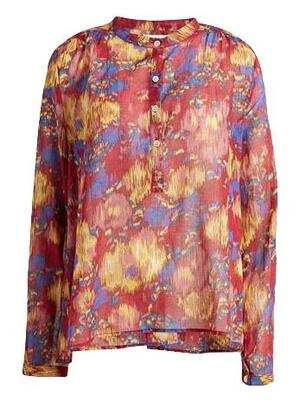 MARANT ETOILE MARANT ÉTOILE Multicolor Crepe Top Brick