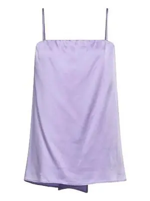 CLIPS CLIPS' Satin Top Purple