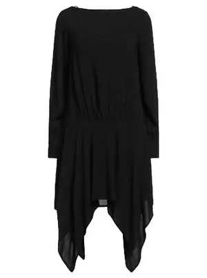 MANILA GRACE Midi Dress - Black