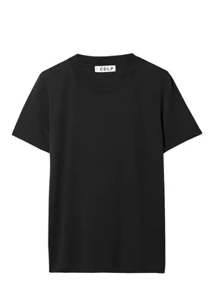 CDLP Net Sustain Tencel Lyocell And Cotton-blend T-shirt - Black