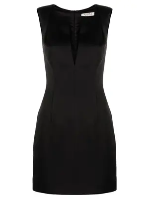 V:PM ATELIER Delora V-Neck Mini Dress