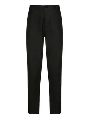 OSKLEN Tailored Linen Trousers - Black