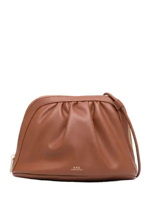 A.p.c. Faux-leather Shoulder Bag - Brown