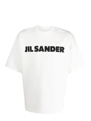JIL SANDER Logo-print Cotton T-shirt - White